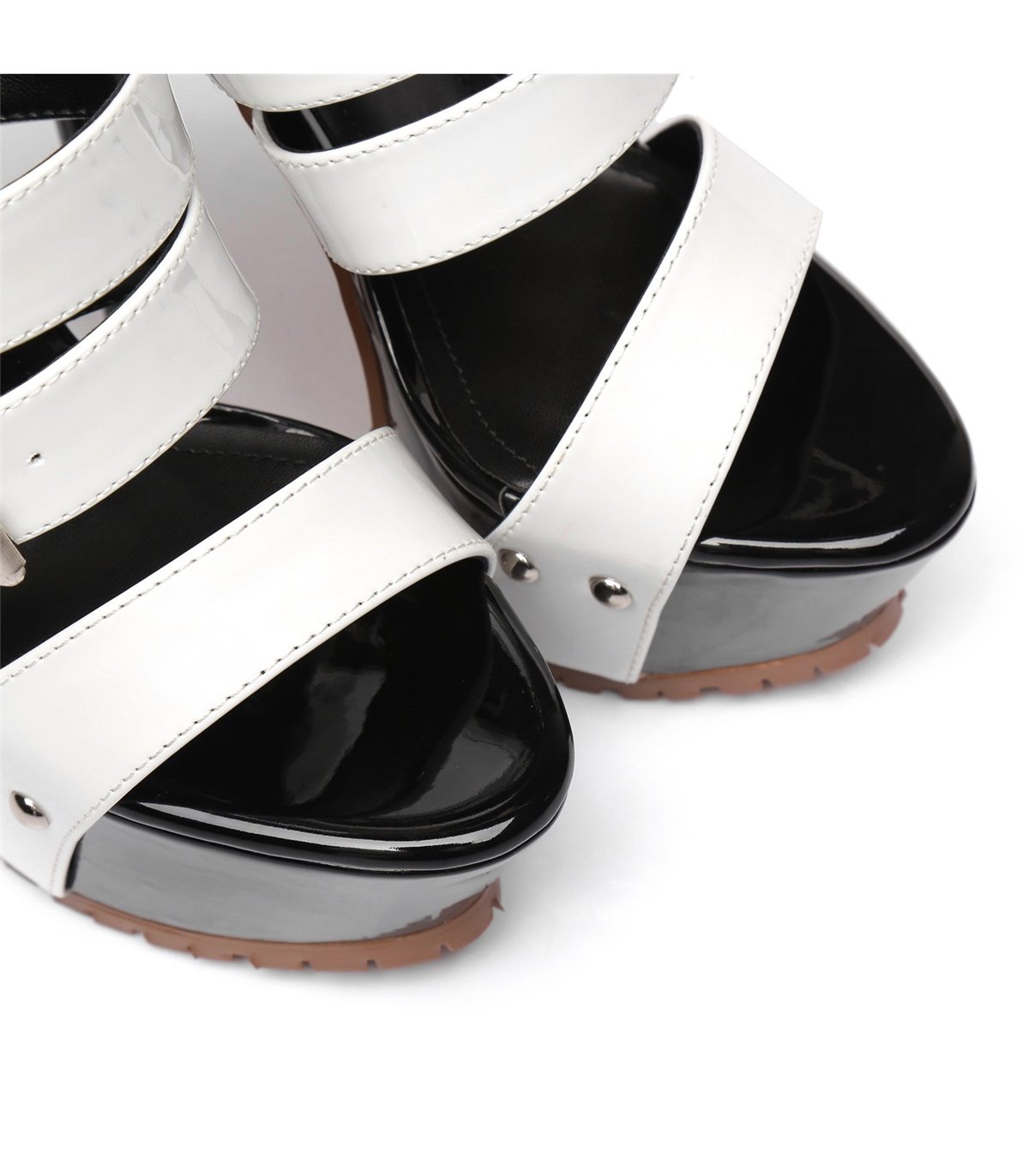 Giaro Sienna Damen Herren Plateau Sandaletten schwarz weiss online kaufen