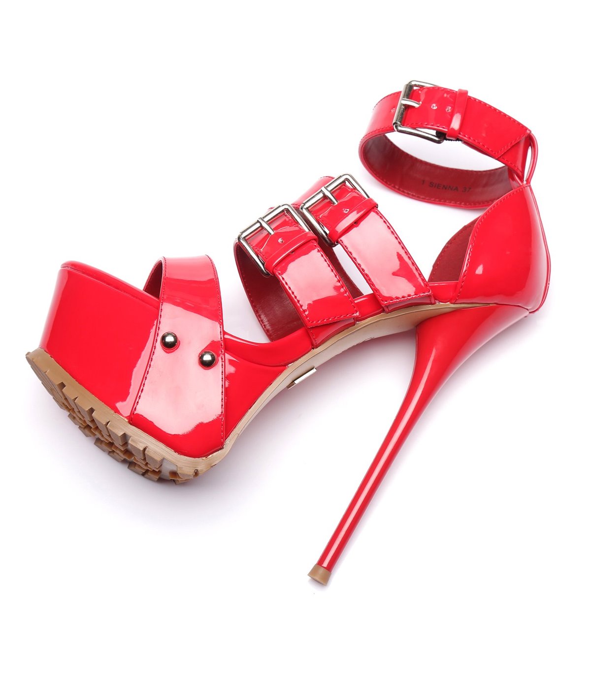 Giaro Sienna Damen Herren Plateau Sandaletten Rot Lack online günstig ...